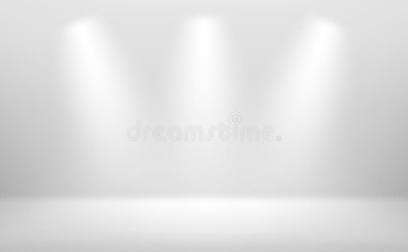 Bright White Interior Scene Stock Vector - Illustration of shadow ...