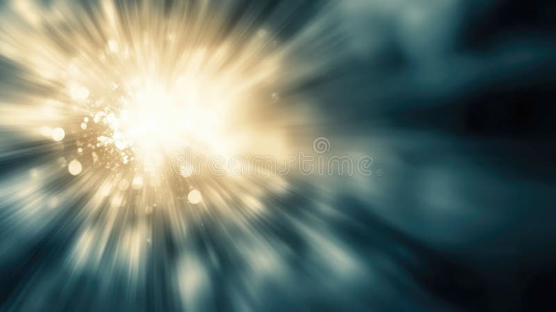 Bright White Light Explosion with Shimmering Effects on Transparent ...