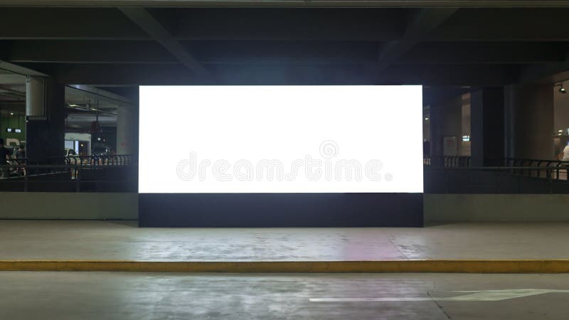 Bright White Screen Inside a Building. Copy Space Stock Image - Image ...