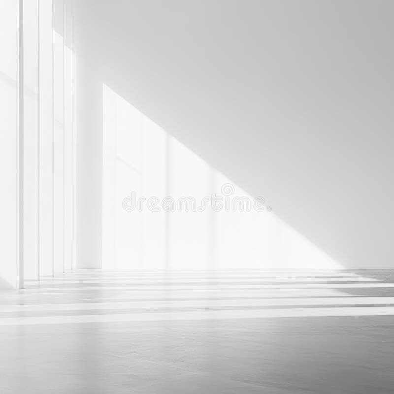 Bright White Space with Rays of Light Creating a Radiant Focus Stock ...