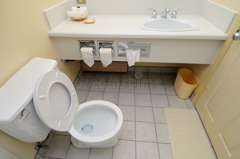 Bright and white toilet stock image. Image of bath, concept - 19270139