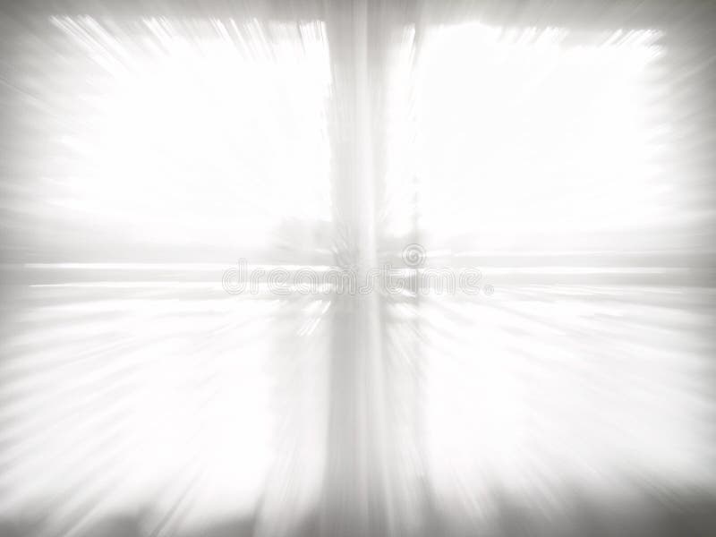 Bright White Window Zooming In Picture. Image: 4198124