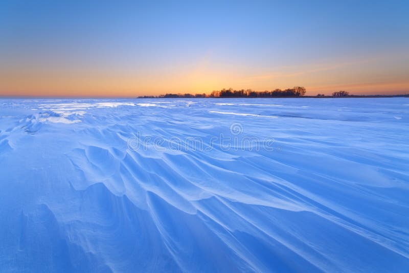 A Bright Winter Morning Landscape Stock Photo - Image of landscape ...