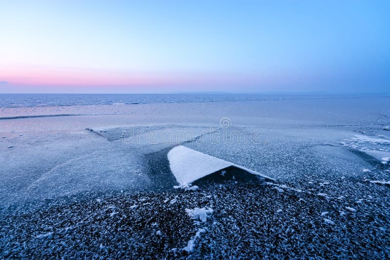 A Bright Winter Morning Landscape Stock Image - Image of cold, north ...