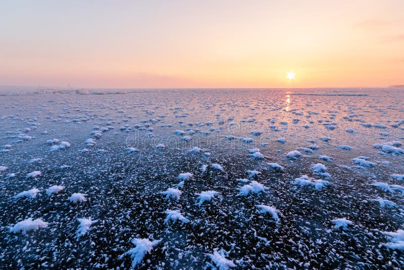 A Bright Winter Morning Landscape Stock Image - Image of arctic, soft ...