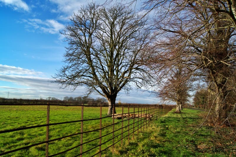A Bright Winters Day in England Stock Photo - Image of rusty ...