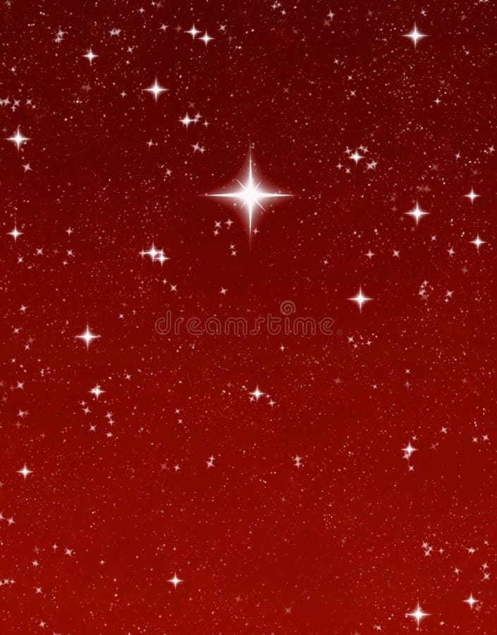 Bright Star in Night Sky or Space Stock Illustration - Illustration of ...