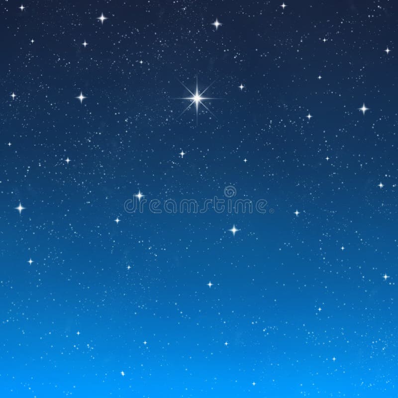 Wishing Star Starry Night Sky Stock Vector - Illustration of outer ...