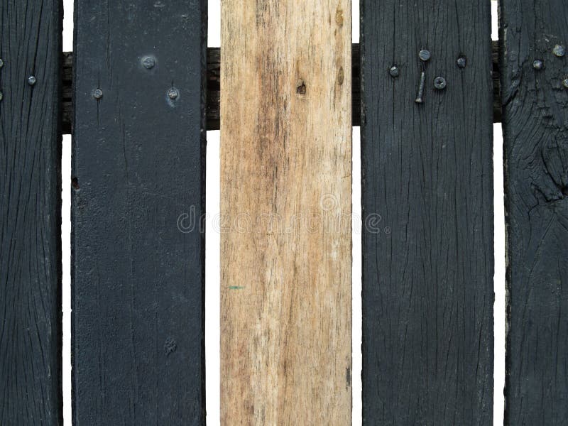 Bright Wooden Prank in between the Dark Pranks Stock Image - Image of ...