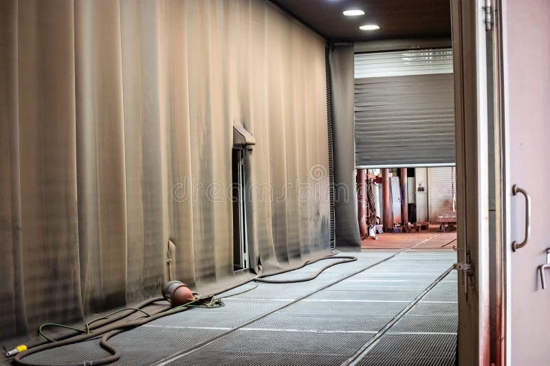 Workshop Space Featuring a Paint Booth with Tools and Equipment for ...