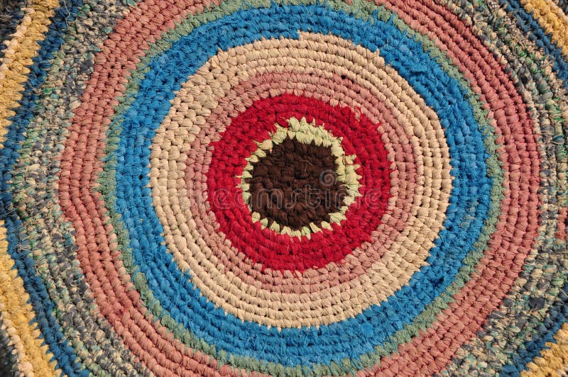 Bright woven rug. stock photo. Image of pattern, retro - 30504156