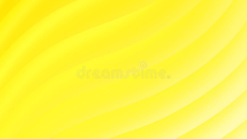 Bright Yellow Abstract Background with Smooth Wavy Gradient Texture ...