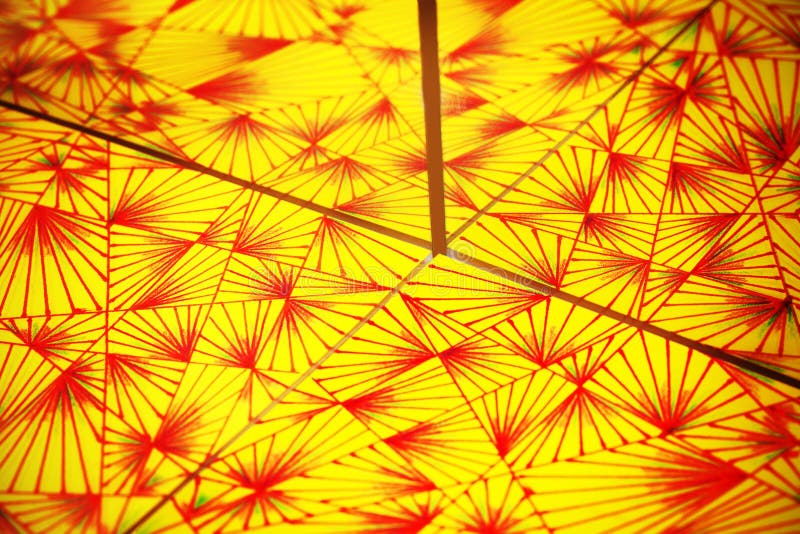 Reflection of Hand Drawn Pattern between Mirrors. Stock Photo - Image ...