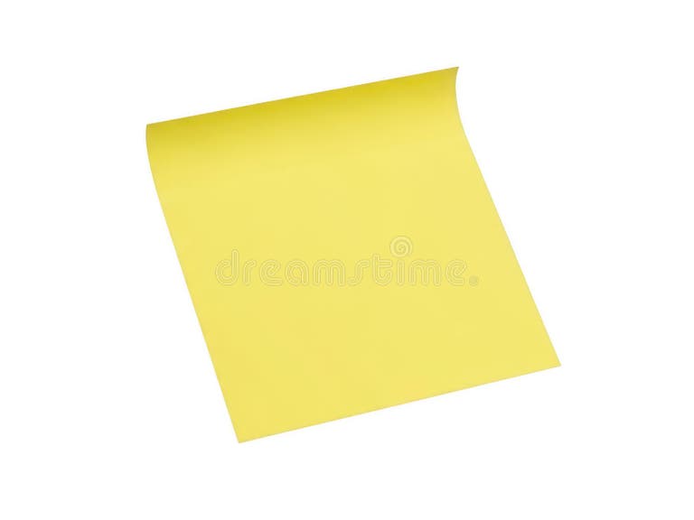 Blank Bright Yellow Sticky Note Stock Illustrations – 1,048 Blank ...