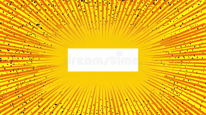 Bright Yellow Burst with a Blank Center Stock Illustration ...