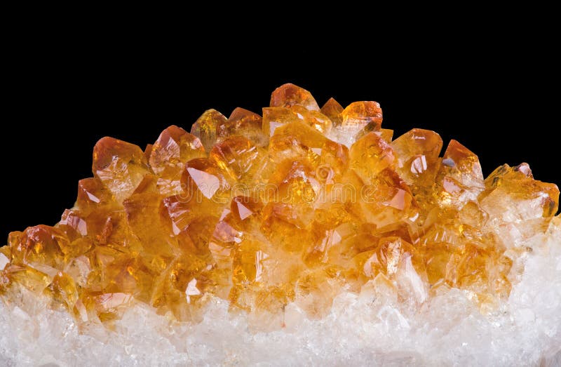 Citrine crystals stock photo. Image of decorative, clean - 35449064