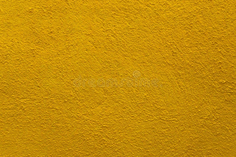 Bright Yellow Concrete Wall Closeup. Rough Surface Texture Stock Photo ...