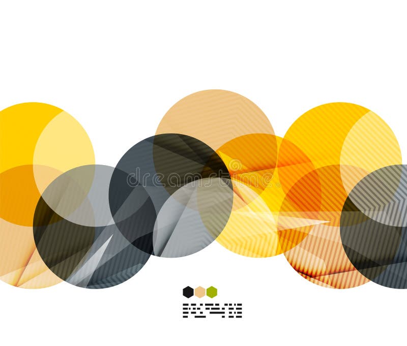 Bright Yellow Geometric Modern Design Template Stock Vector ...