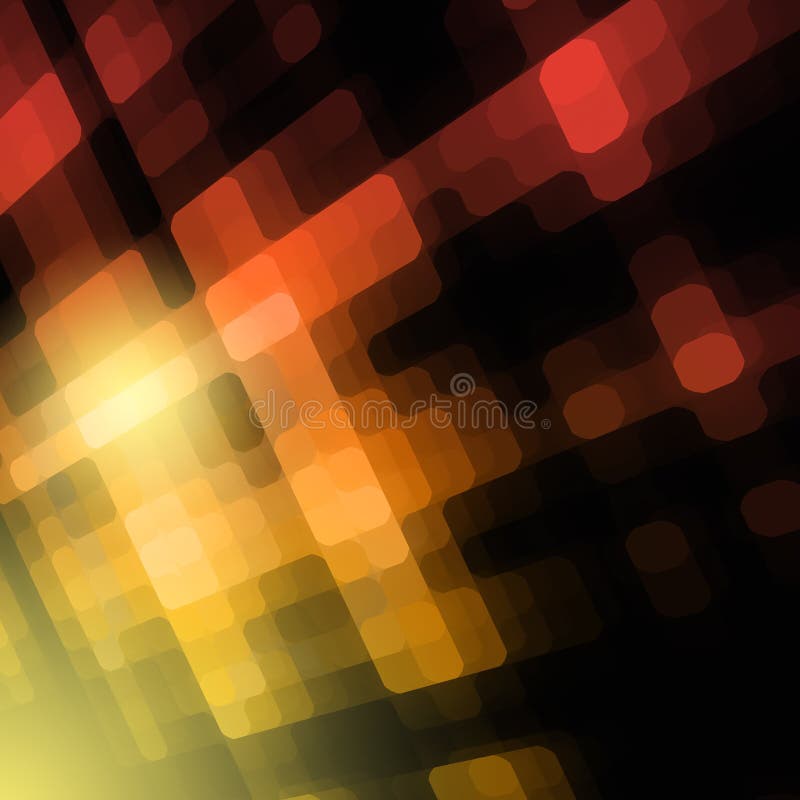 Bright Color Pattern Yellow Grid Lines On A Background. Stock Vector ...