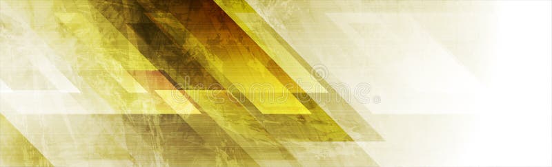 Bright Yellow Abstract Shapes Background Texture Stock Vector ...