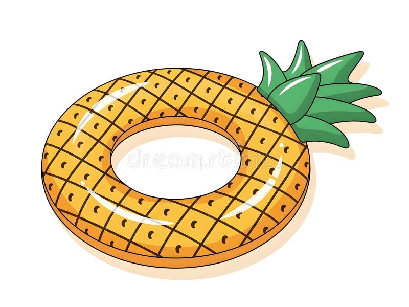 Inflatable Pineapple Pool Stock Illustrations – 710 Inflatable ...