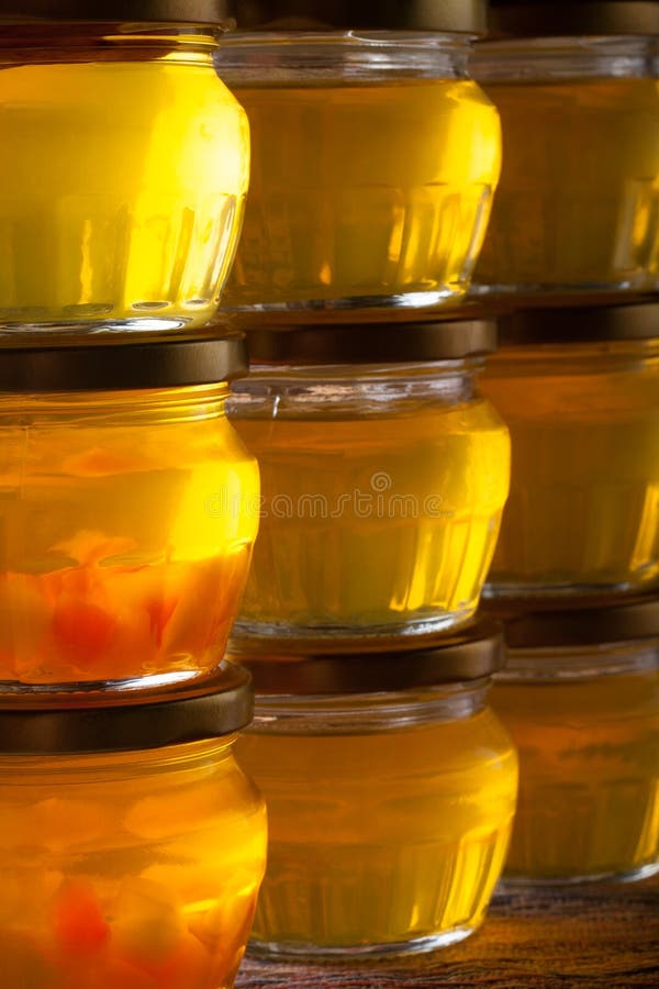 Bright Yellow Jam - Dandelion Flower Honey. Selective Focus Stock Image ...