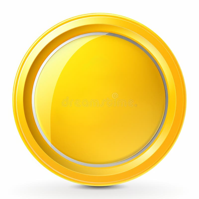 Bright Yellow Safety First Vector Icon, Isolated Design, Ai Generated ...