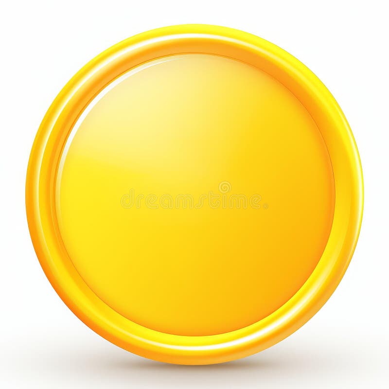 Bright Yellow Safety First Vector Icon, Isolated Design, Ai Generated ...