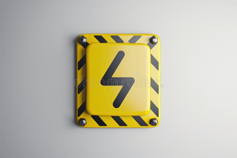 A Bright Yellow Sign with a Black Arrow Pointing Direction, Suitable ...