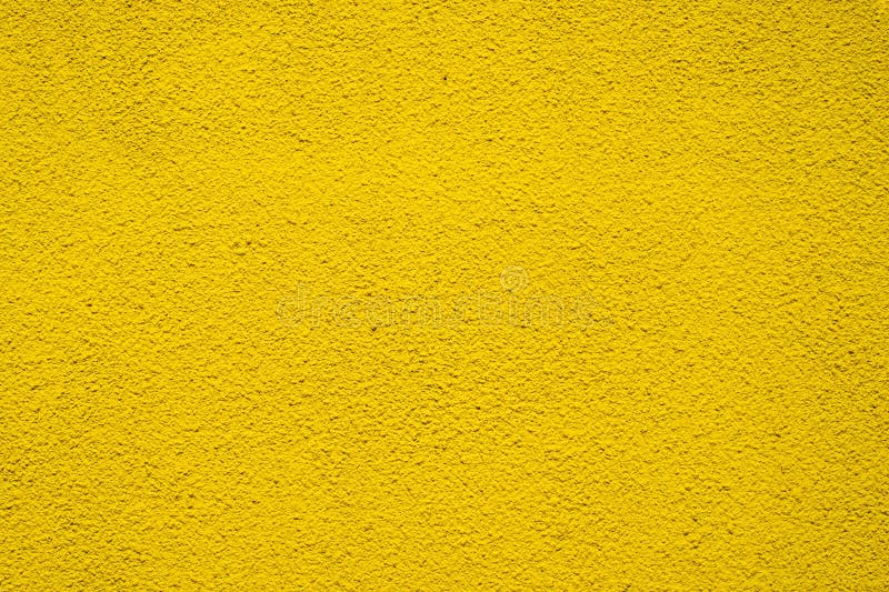 Bright Yellow Texture Background. Plastered and Painted Cement Wall ...
