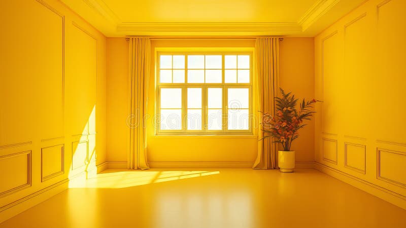 Bright Yellow Virtual Background for Zoom Meetings Presentations and ...