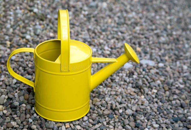 Bright Watering Can Spout stock image. Image of water - 14310383
