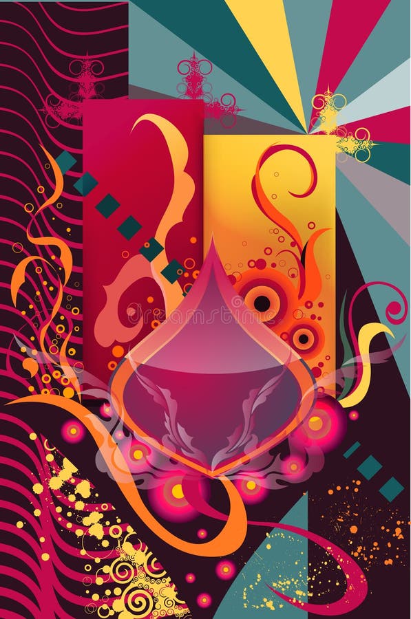 Brightdesign stock illustration. Illustration of elegance - 13309288