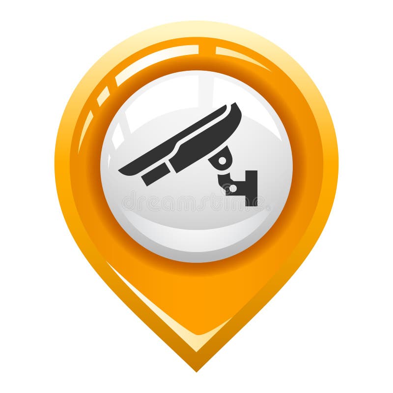Map Pointer Surveillance Camera Icon Stock Illustrations – 95 Map ...