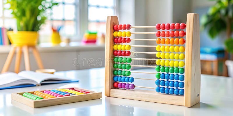 Educational Abacus Fractions Stock Illustrations – 8 Educational Abacus Fractions Stock ...
