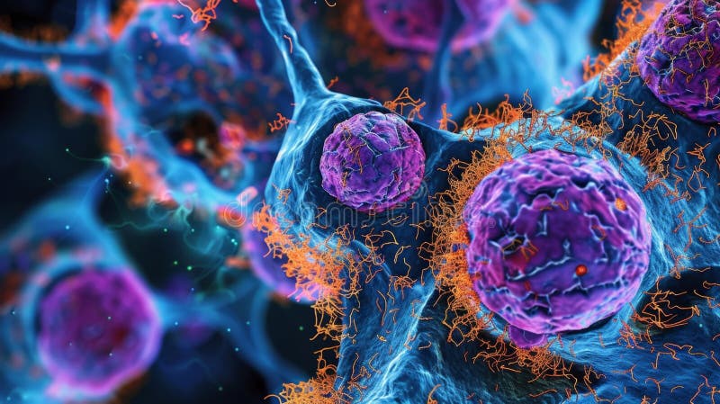 Brightfield Microscopy Image of Apoptotic Cells within an Inflammatory ...