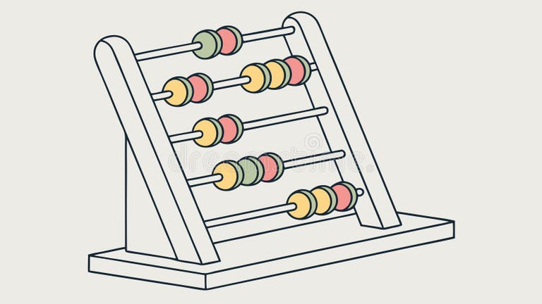 Brightly Colored Abacus, Fun Counting Practice, Early Math Concepts ...