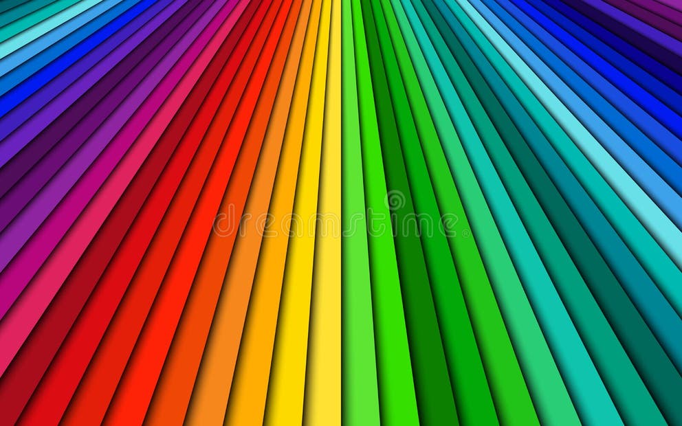 Brightly Colored Abstract Background, Spectrum Lines, Bright Pattern ...