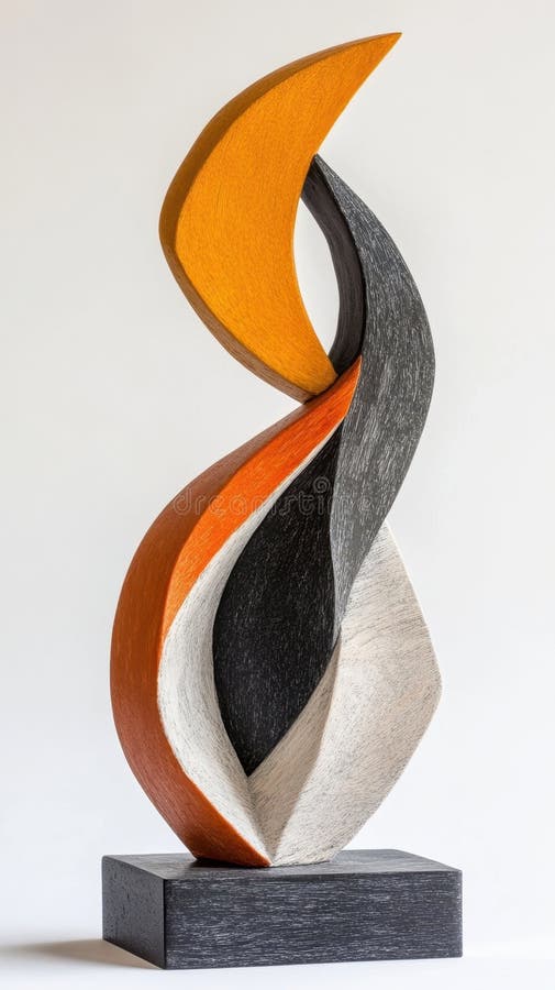 Brightly Colored Abstract Sculpture Showcases Unique Shapes and ...