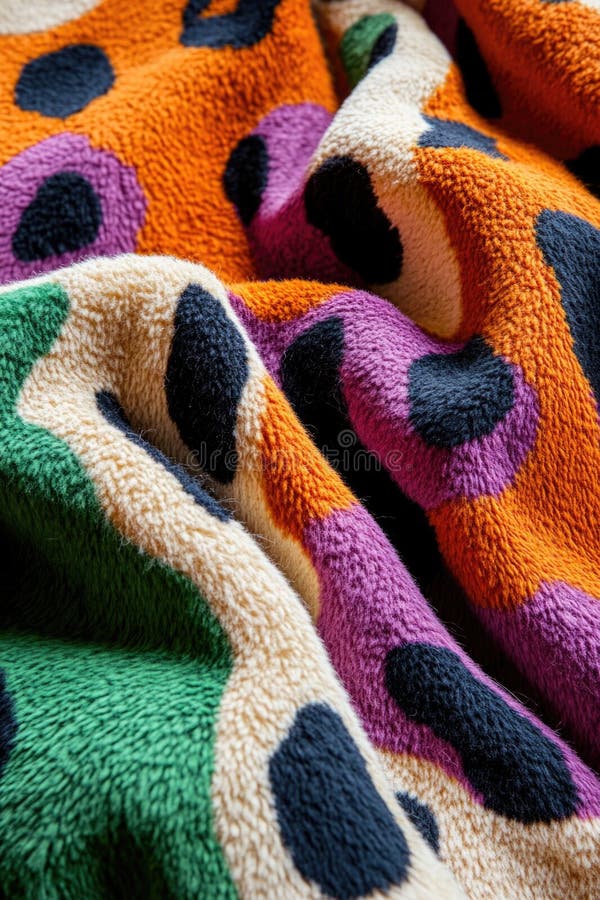 Brightly Colored Blanket stock photo. Image of decorative - 367156042