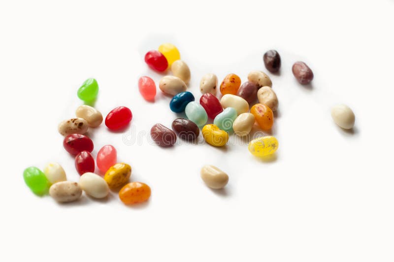 Brightly Colored Candy Beans. Colourful Jelly Bean. Stock Image - Image ...