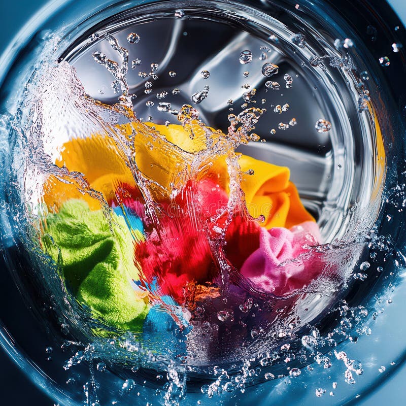 Water Ballet in Vibrant Hues Showcases Colorful Fabrics Dancing and ...