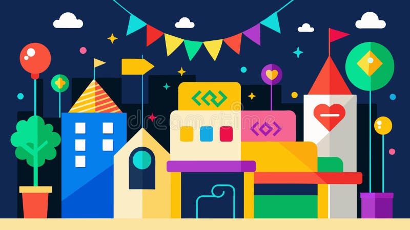 Colored Codingthemed Decorations Stock Illustrations – 1 Colored ...