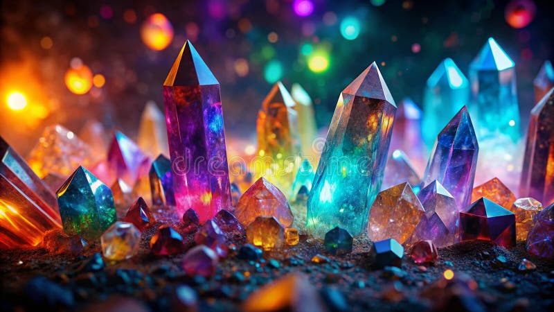 The Brightly Colored Crystals Create a Mysterious and Ethereal Space ...