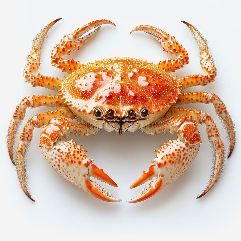 Brightly Colored Lobster Crab on a Clean White Background Showcasing ...