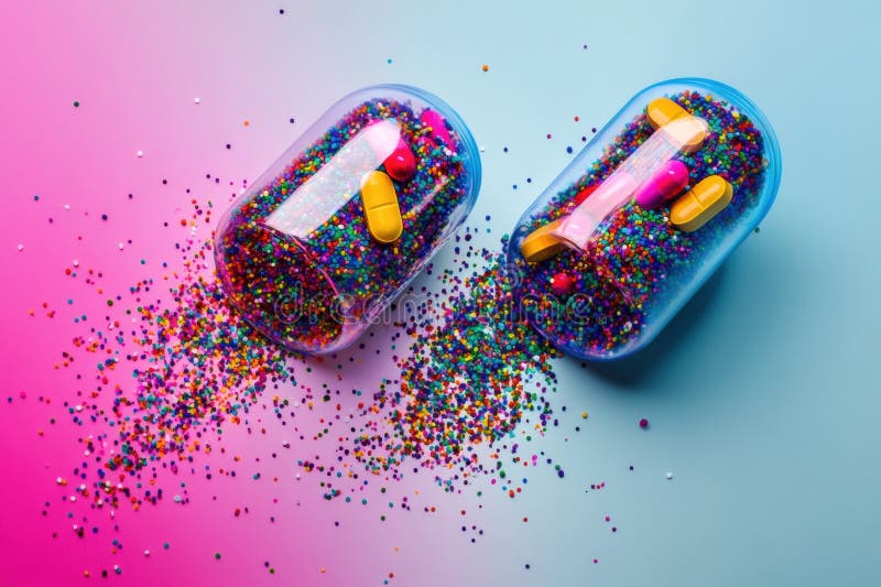 Floating Capsules Dissolve into Molecular Structures with Dreamy ...