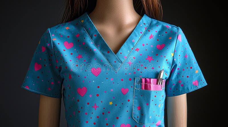 Brightly Colored Pediatric Nurse Scrubs Feature Fun Patterns and ...