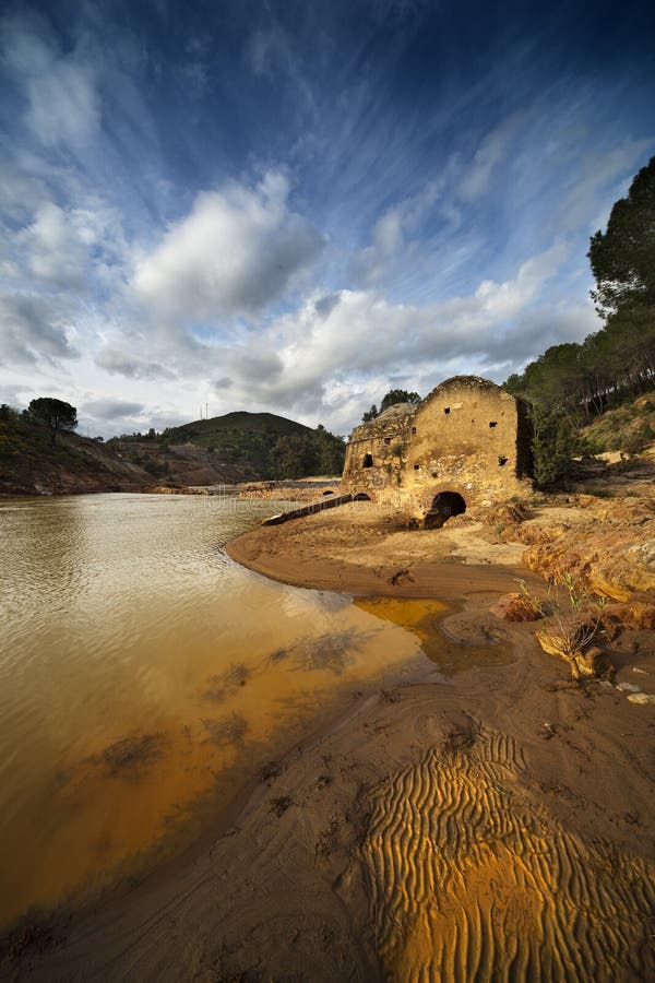 Brightly colored river stock image. Image of abandoned - 20794605