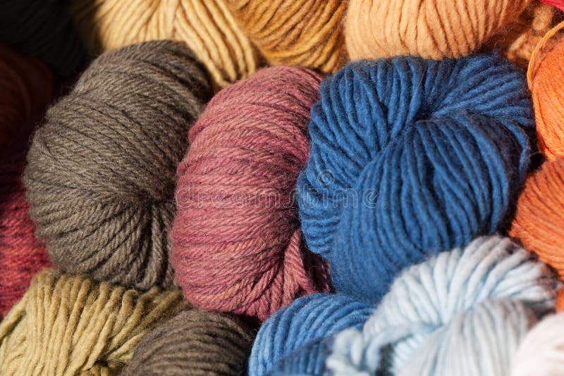 Colored wool stock photo. Image of background, fiber - 19266330
