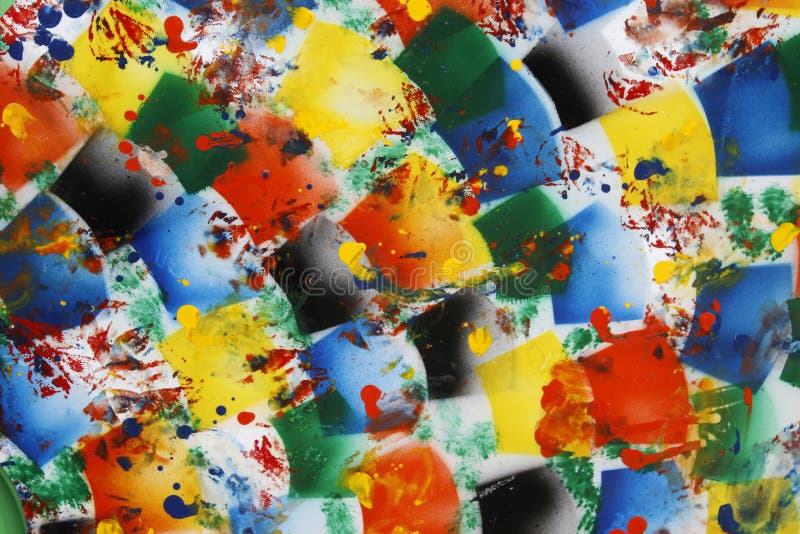 Brightly Coloured Abstract Background Stock Image - Image of yellow ...